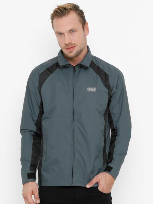 Buy Plutus Men Black and Grey Solid Nylon Wind Cheater M Online at Best ...