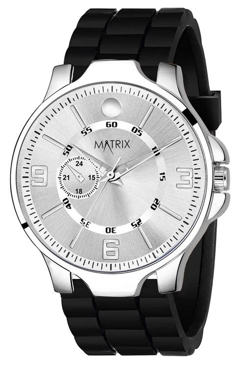 Buy Matrix Timepiece Black, White, Blue Analog Wrist Watch for Men ...