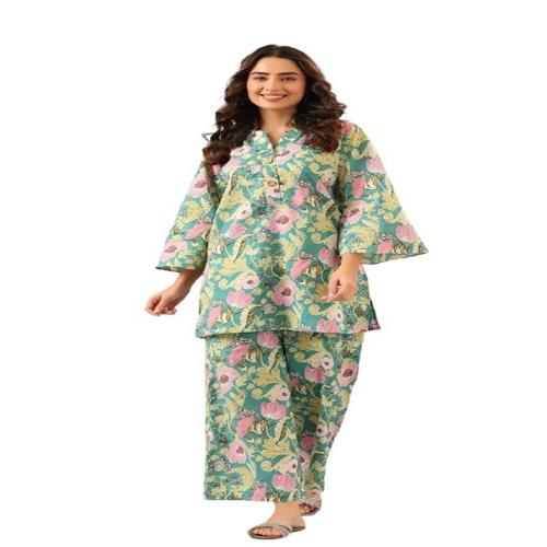 Buy Madhuriya Elegant Cotton Fabric Cord Set for Women (Multicolor ...