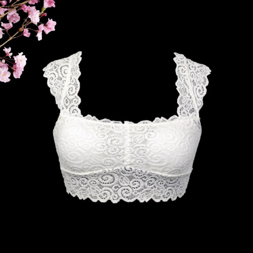 Buy SILK TICK Women's Lace Seamless Lightly Padded Styled Back Bra ...