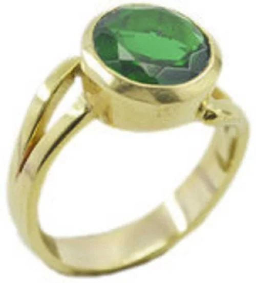Buy Chopra Gems & Jewellery Gold Plated Brass Emerald Panna Panchdhatu ...