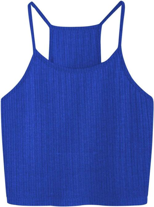 Buy THE BLAZZE_Women Cotton Blend Royal Blue Crop Top_M Online at Best Prices in India - JioMart.