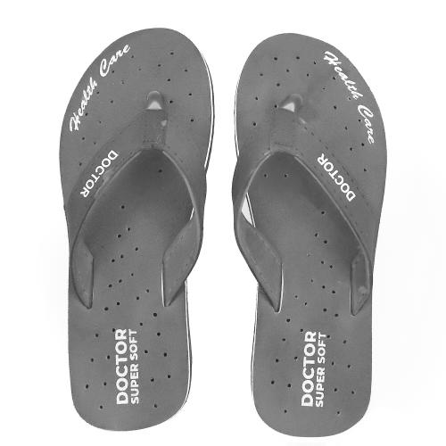 Buy ZIESHA Doctor Soft Flip Flop and Slippers Black 6 Online at Best ...