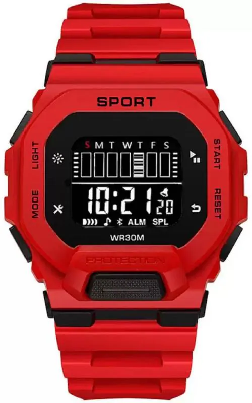 Buy Viser Red Digital Watch - For Boys & Girls Shock & Water Square ...