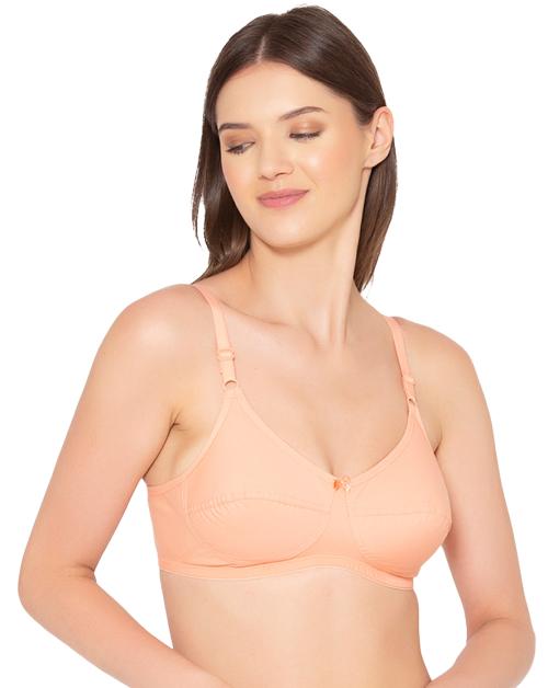 Buy Groversons Paris Beauty Organic Cotton Non-Padded Non-Wired Full Coverage Bra (BR016) Online ...