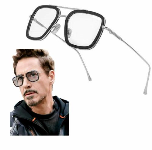 Buy JANIFAOUL Square Frames Tony Stark Avengers End Game Sunglasses ...