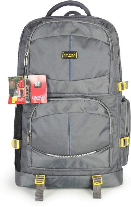 Buy SBCOLLECTION Grey Polyester Rucksack 60 L Online at Best Prices in ...