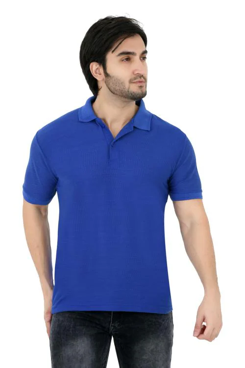 Buy Keoti Men Polo Collar Neck Poly-cotton(Mattey) Fabric Casual Wear T ...