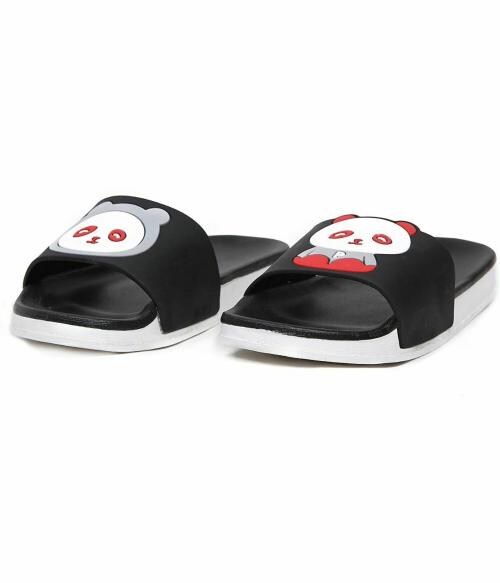 Buy Des Tongs Black Slides for Women Online at Best Prices in India ...