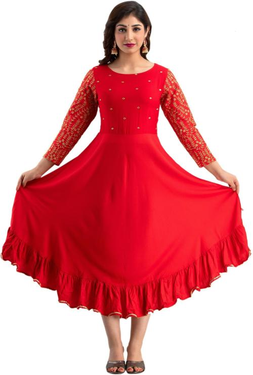 Buy RA Creation Women Blue Printed Viscose Rayon Kurta Online at Best Prices in India - JioMart.