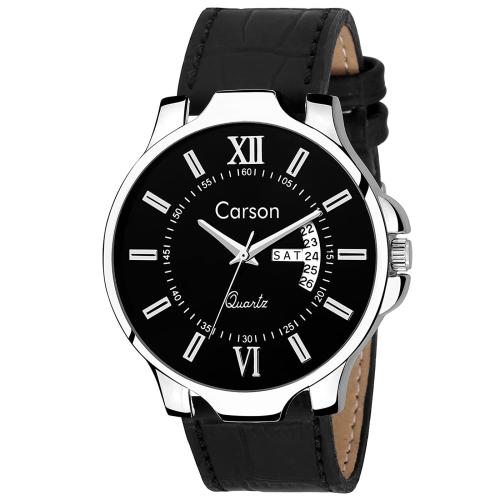 Buy Carson Analogue Black Dial Men's Watch CR-9012 Online at Best ...