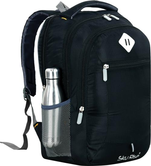 Buy Sky Rise Black Polyester Medium Laptop Backpack - 28 L Online at ...