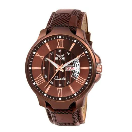 Buy Axe Style Analog Brown Dial and Strap Watch for Men (XDD-7052 ...