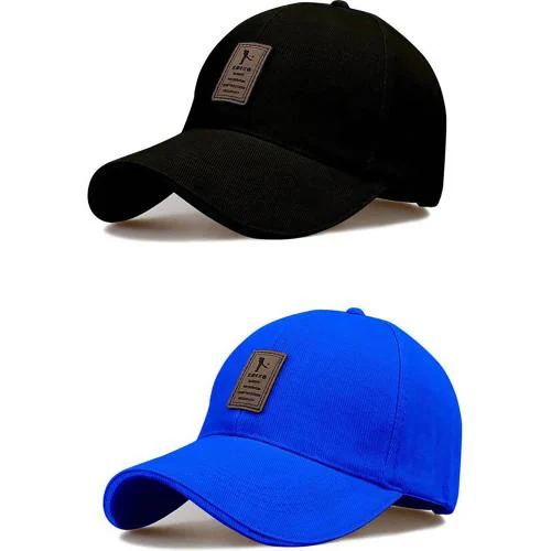 Buy ALAMOS Black and Light Blue Ediko Cotton (Pack of 2) Online at Best ...