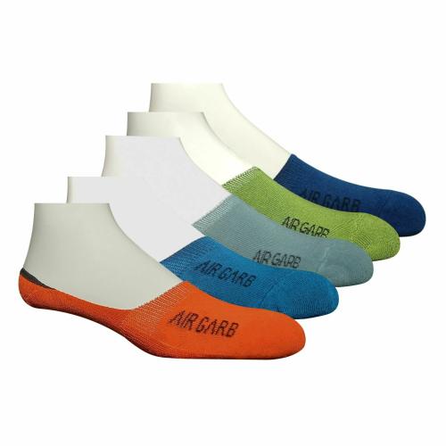 Buy AIR GARB No Show Loafer Socks - Ultra-Soft Cotton Foot Cover Socks ...
