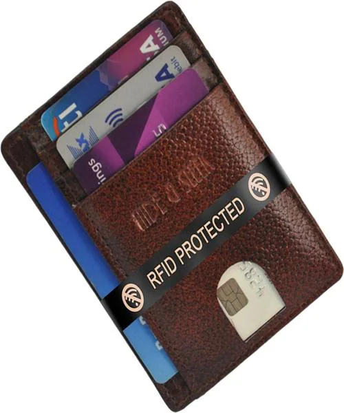 Buy HIDE & SLEEK 20 Card Holder (Set of 1, Black) Online at Best Prices ...