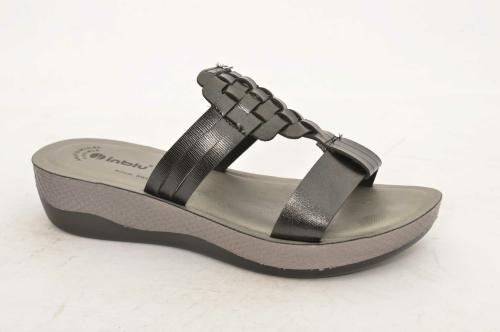 Buy Inblu Women Black Flats Sandal (8) Online at Best Prices in India ...