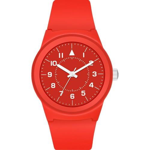 Buy DAINTY Sport Red Silicon Bracelet Strap Analog Red Dial Red Strap ...