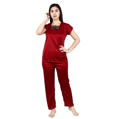 Buy LOOK PLUS Women night suit for ladies stylish latest design night ...