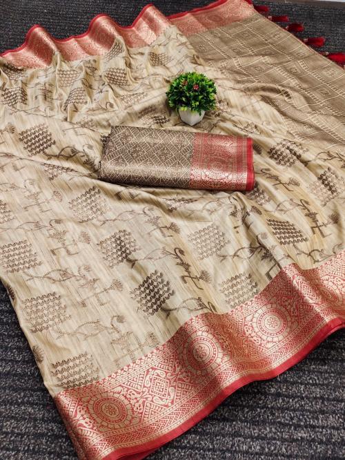 Buy Katan Silk weawing Chiku Color Saree for women Online at Best ...