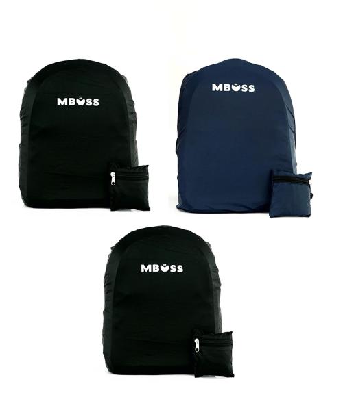 Buy Mboss Multicolor Nylon Laptop Backpack, 50 L With Storage Pouch (Pack Of 3) Online at Best ...