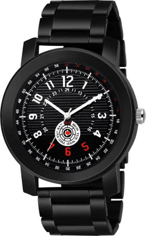 Buy Bolun Analog Black Dial Black Strap Watch For Men Online at Best ...