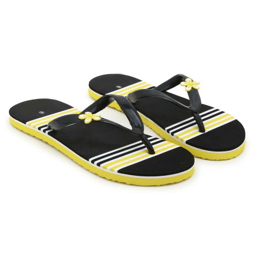 Buy Bizwiz Black Rubber Slippers for Women & Girls Online at Best ...