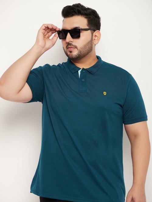 Buy XFOX Solid Men Dark Blue T-Shirt--- Online at Best Prices in India ...