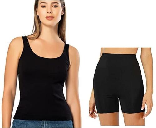 Buy Regalia Procot Women's Camisole Top and Cycling Tights Boy Short Set Combo Pack Online at ...
