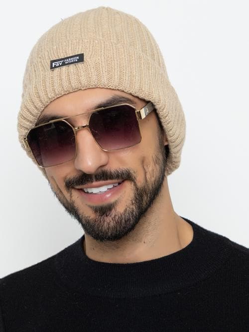 Buy AMOLDO Self Design Beanie Cap Online at Best Prices in India - JioMart.
