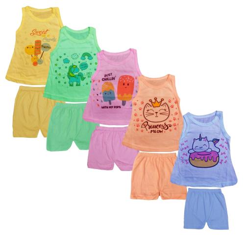 Buy BABY BANIYAN SET MULTICOLOUR PACK OF 5 Online at Best Prices in ...