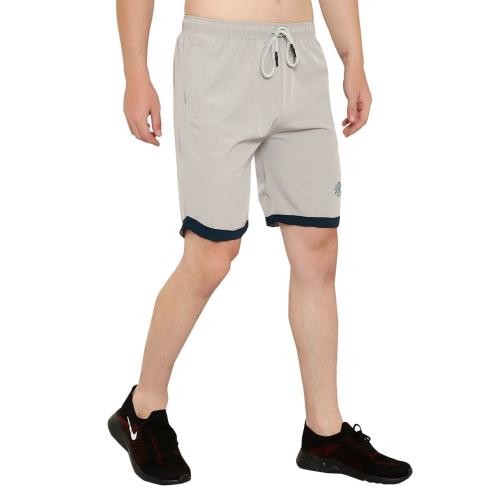 Buy 00RA WITH AS LOGO Men Grey Shorts Online at Best Prices in India ...