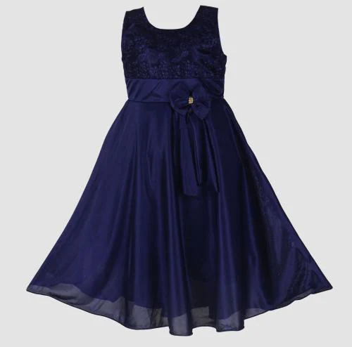 Buy 9stiches Blue Colour Long Frock For Girls Online at Best Prices in ...