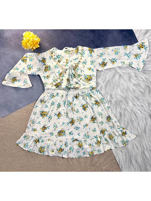 Buy Bella Moda Girls Fit And Flair Casual Wear Dress Online at Best ...