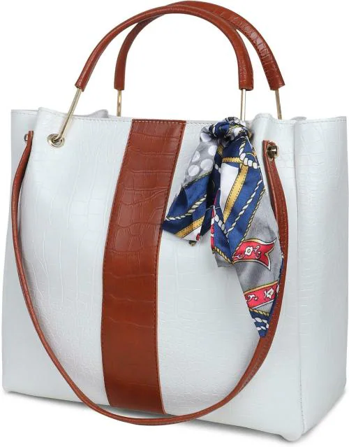 Buy Daniel Clark White Pu For Women, Girls Shoulder Bag Online at Best ...