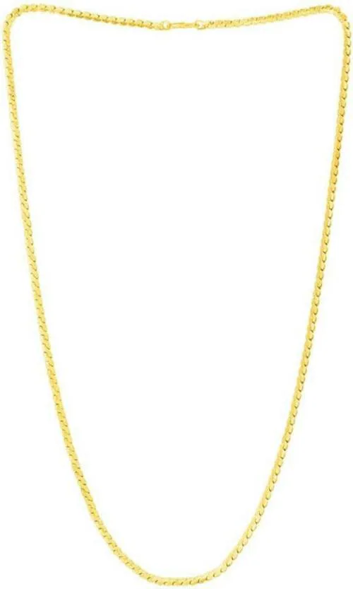 Buy Fashion Frill Tansukh Gold-plated Brass Chain (Men & Women) Online ...