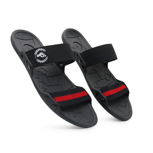 Buy Prolific Men's Elastic Flip Flop Slippers Red Online at Best Prices ...