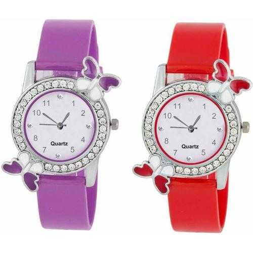 Buy Splazos Analog Multicolor Dial Multi-color Strap Watch For Girls ...