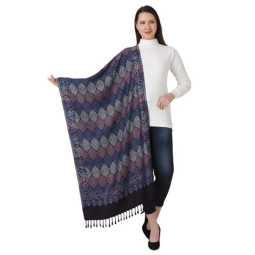 Buy EVAZ Stylish Woolen Stoles For Women's -Navy Online at Best Prices ...