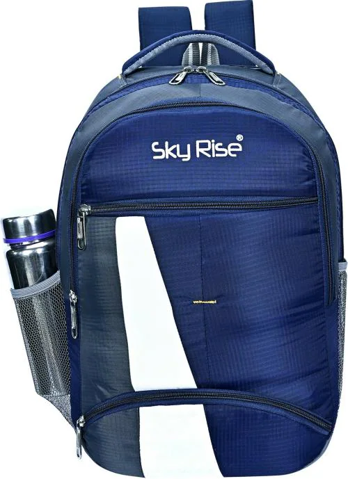 Buy Sky Rise Blue Polyester Large Laptop Backpack - 45 L Online at Best ...