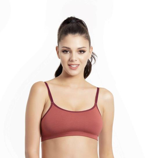 Buy ENVIE Women's Beginners Bra_Ladies Full Coverage Non-Padded, Wirefree Teenager Bra|Inner ...