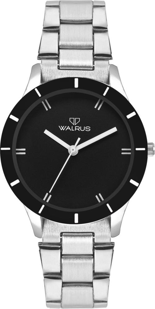 Buy Walrus Analog Black Dial Silver Strap Watch For Women Online at ...