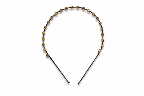 Buy Delush Design Golden Moti Hair Bands Metal - Onesize Online at Best ...