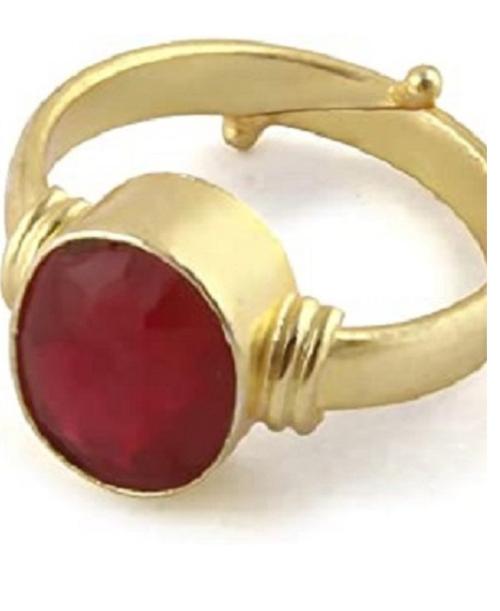 Buy Ruby Premium Manik Ratti Stone Ring Online at Best Prices in India - JioMart.
