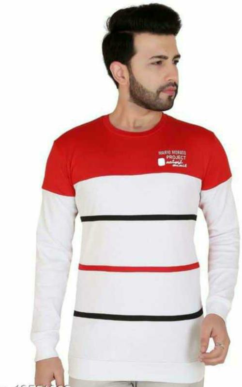 Buy RDS GARMENT HUB Men White Cotton Blend Colorblock Tshirt (XL ...