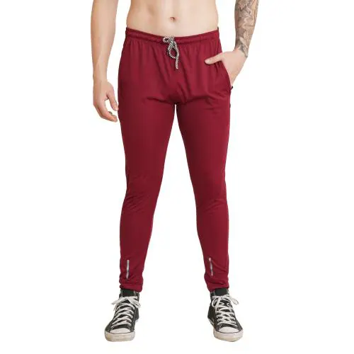 Buy STI -Fashion For Your Story Fancy Fabulous Men Maroon Track Pants ...