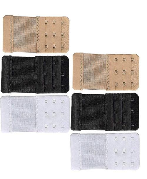 Buy SilkyWrap Multicolor Women Bra Hook Extender 3 Hook 3 Eye With ...