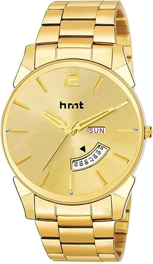 Buy hrnt Analog Gold Dial and Strap Watch for Men (HMTG-G-9041) Online ...
