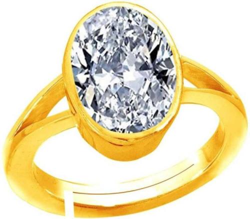 Buy Chopra Gems & Jewellery Gold Plated Brass Zircon Stone Rashi Ratna ...