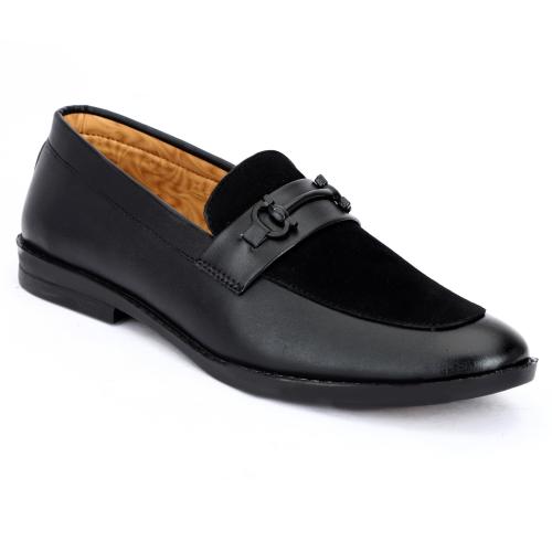 Buy FLADA SHOE Men's Black Suede Slip-On Casual Loafer 8 UK/IND Online ...